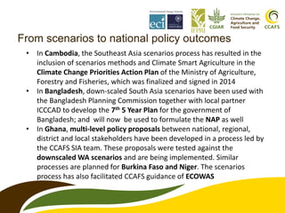 Regional scenario development and analysis: linking qualitative and quantitative approaches | PPT