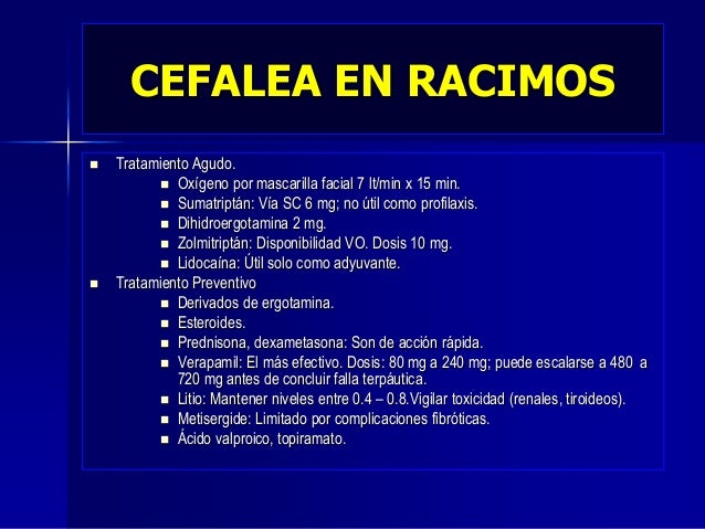 CEFALEAS, ALGIAS CRANEOFACIALES