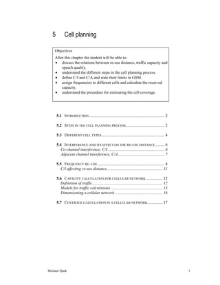 Cell Planning | PDF