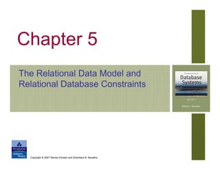 The Relational Data Model and Relational Database Constraints | PPT