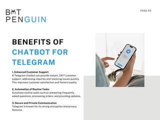 Explore Chatbot for Telegram by Bot Penguin | PDF