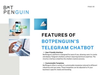 Explore Chatbot for Telegram by Bot Penguin | PPT