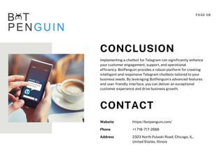 Explore Chatbot for Telegram by Bot Penguin | PDF