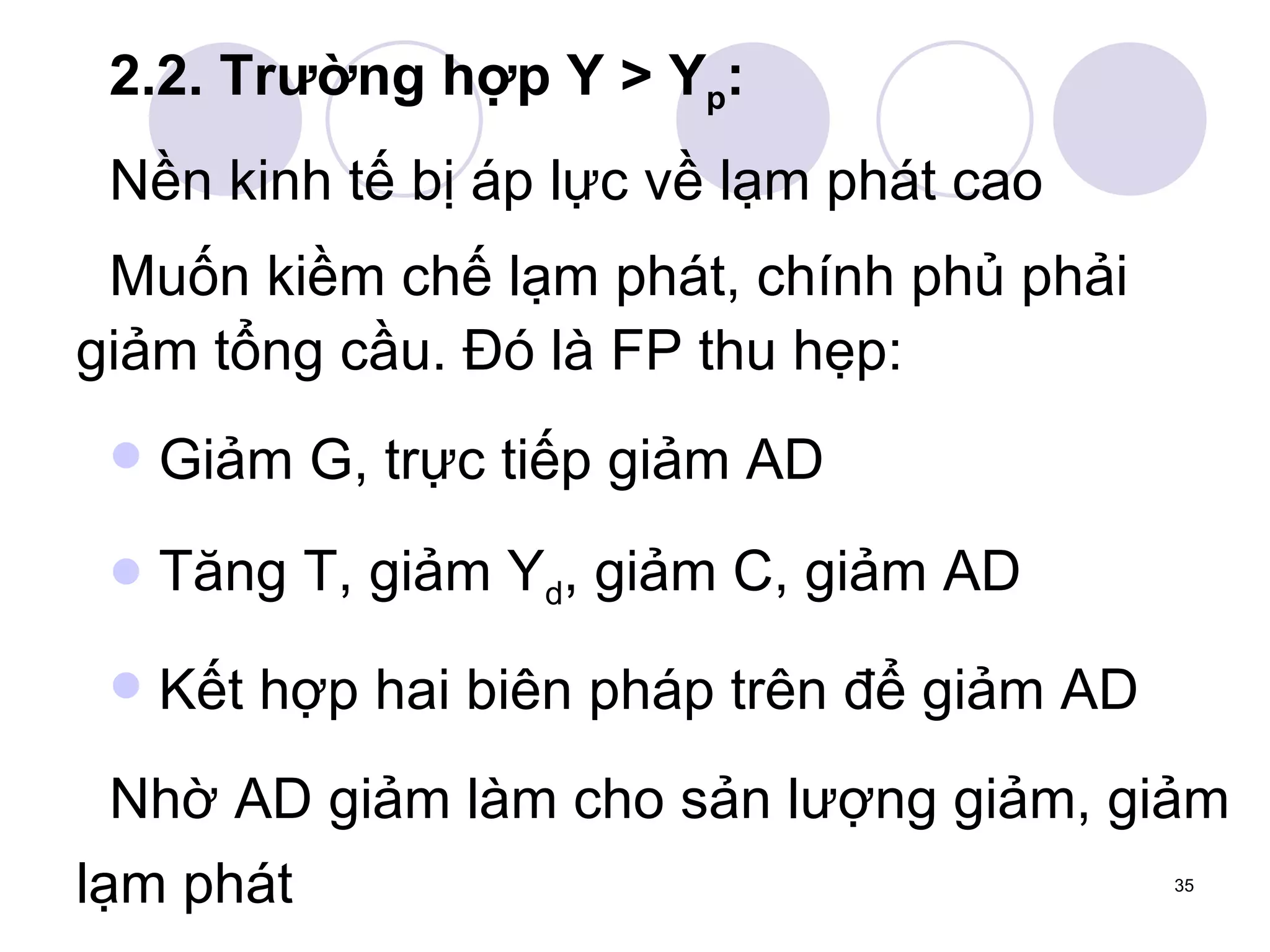 KINH TẾ HỌC VĨ MÔ - Chương 5 CHÍNH SÁCH TÀI CHÍNH VÀ NGOẠI THƯƠNG | PPT