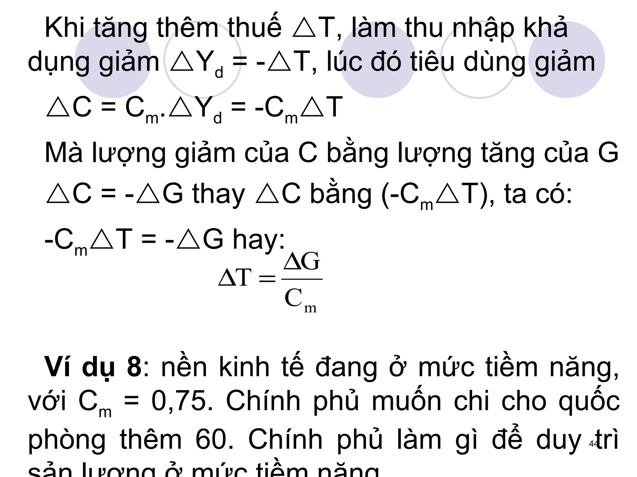 KINH TẾ HỌC VĨ MÔ - Chương 5 CHÍNH SÁCH TÀI CHÍNH VÀ NGOẠI THƯƠNG | PPT