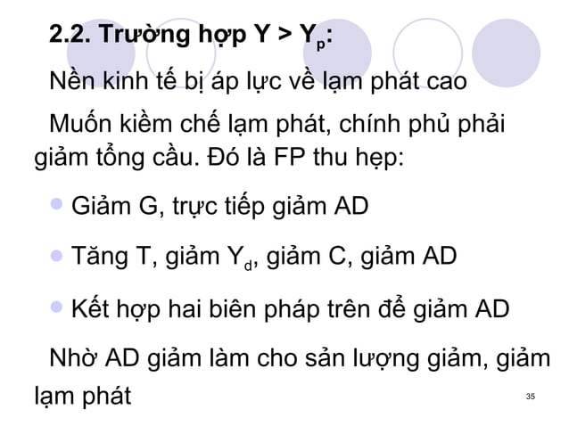 KINH TẾ HỌC VĨ MÔ - Chương 5 CHÍNH SÁCH TÀI CHÍNH VÀ NGOẠI THƯƠNG | PPT
