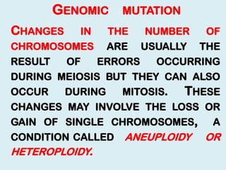 5. chromosom mutations | PPTX