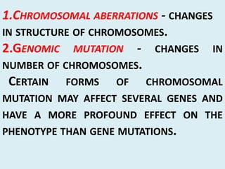 5. chromosom mutations | PPTX
