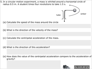 5 - Circular motion | PDF
