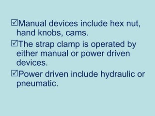 5-Clamping Principles & Clamps..powerpoi | PPT