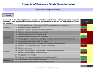 5. cobit 4 1 assessmnt present. techniques | PPT