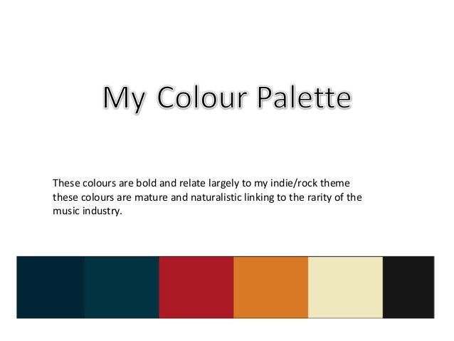 5. colour palette