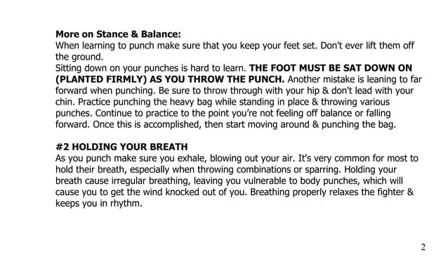 5 common mistakes boxers make when Starting out | PPT