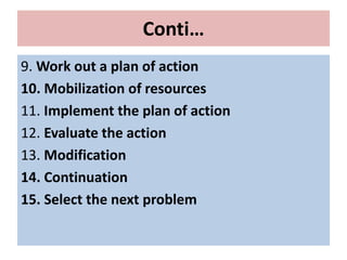 Scope and Process of Community Organization | PPTX