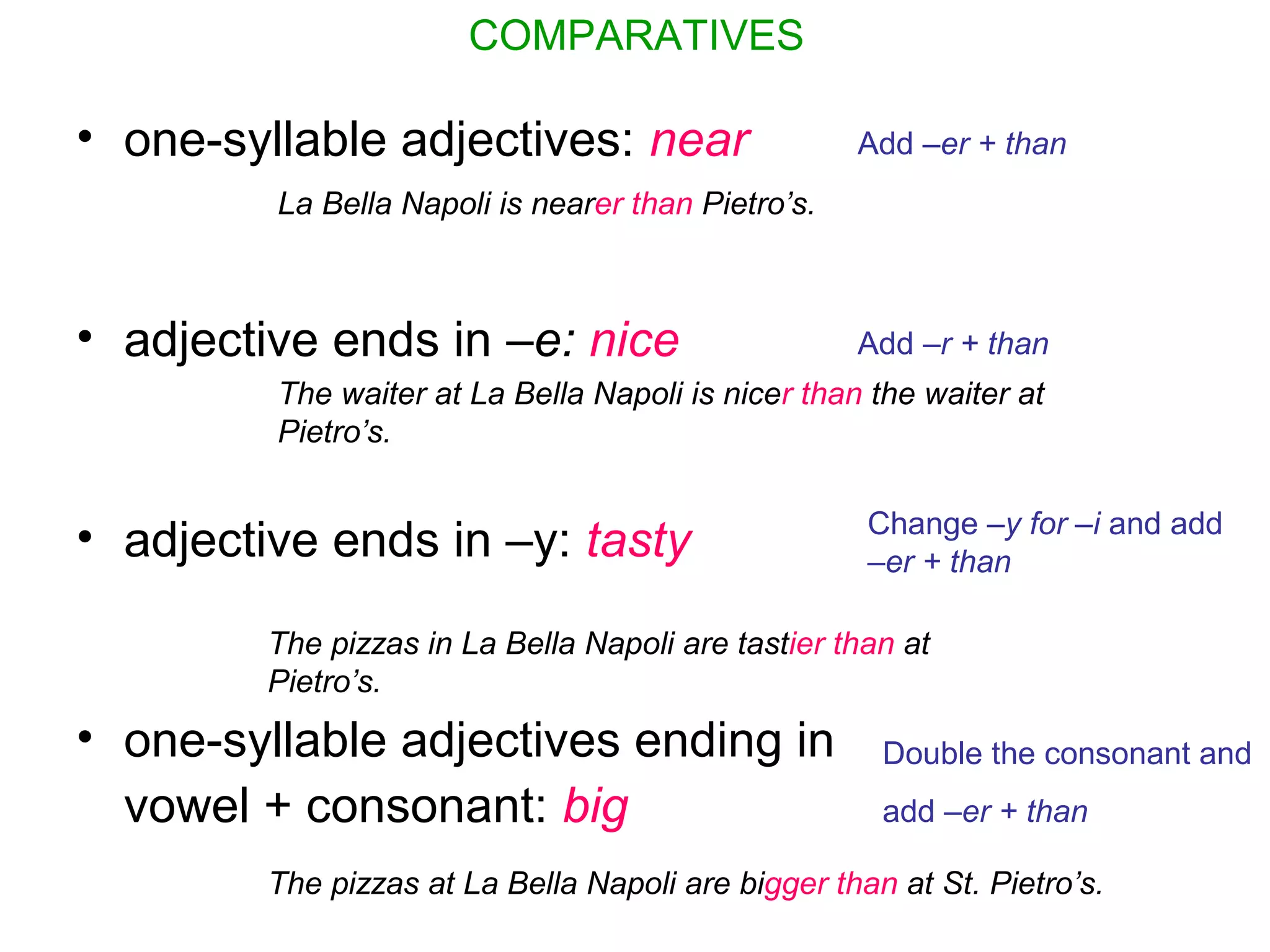 5.comparative and superlative adjectives(whole group.session4) | PPT