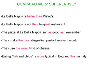 5.comparative and superlative adjectives(whole group.session4) | PPT