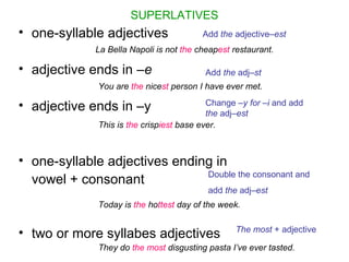 5.comparative and superlative adjectives(whole group.session4) | PPT