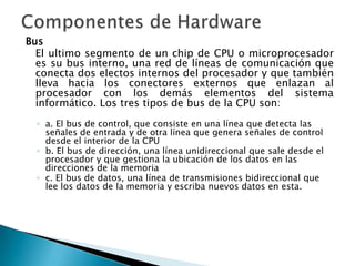 5. componentes de hardware | PPTX