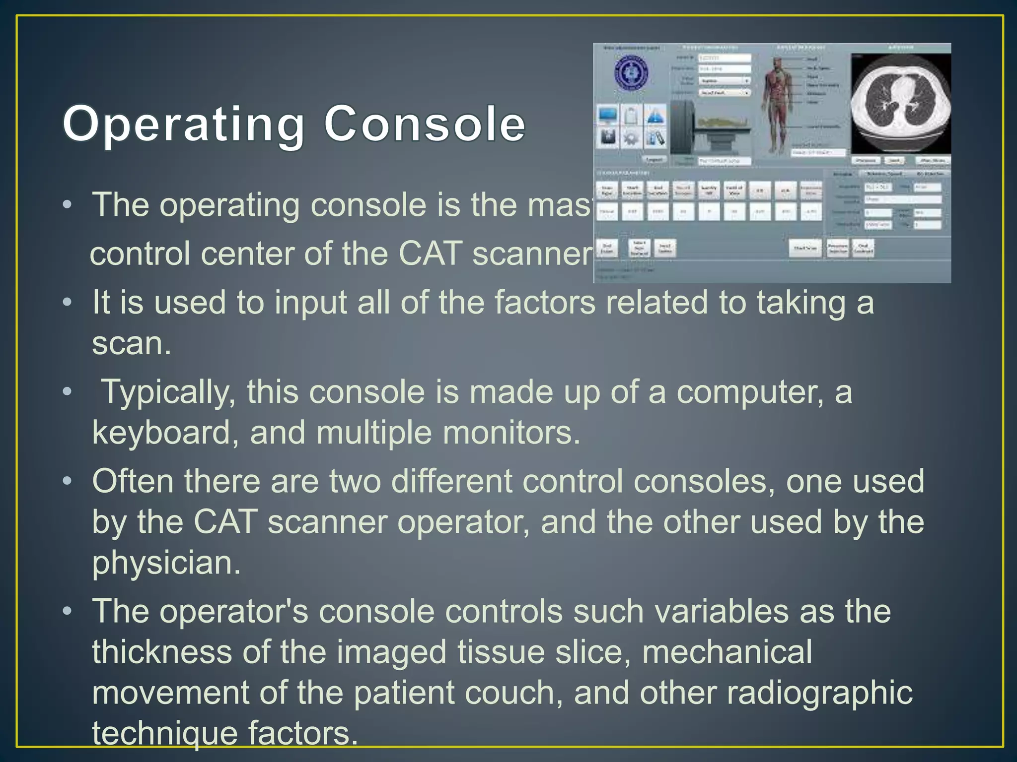 Components of CT Scan Machine | PPTX