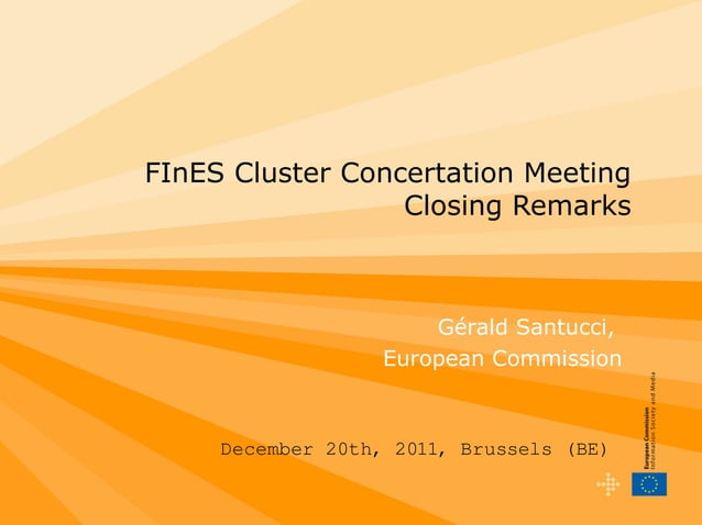 5 concluding remarks-santucci | PPT