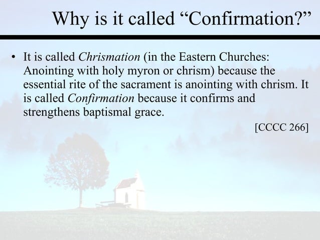 Confirmation | PPT | Christianity | Religion & Spirituality
