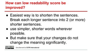 Adapting textual resources for low-literacy learners | PPT
