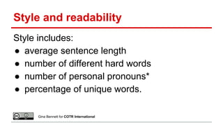Adapting textual resources for low-literacy learners | PPT