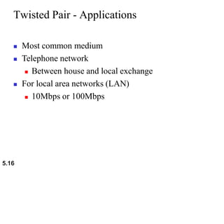 transmission media in computer network | PPTX