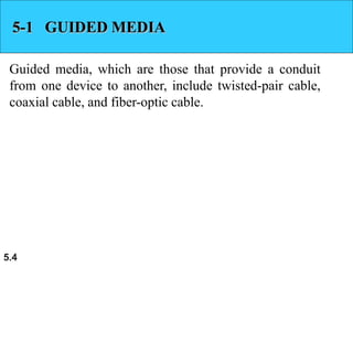 transmission media in computer network | PPTX