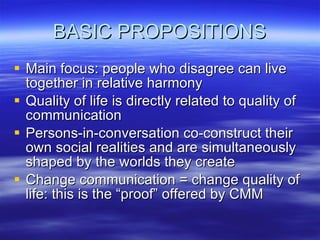 Coordinated Management Of Meaning | PPT