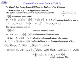 5 cramer-rao lower bound | PPT