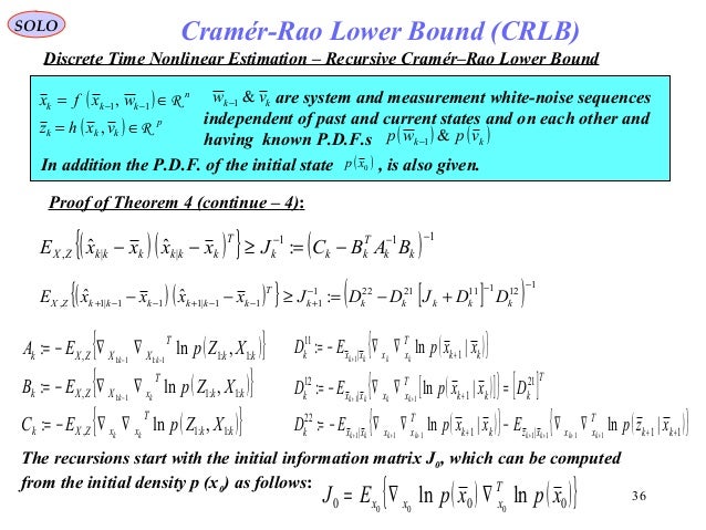5 cramer-rao lower bound