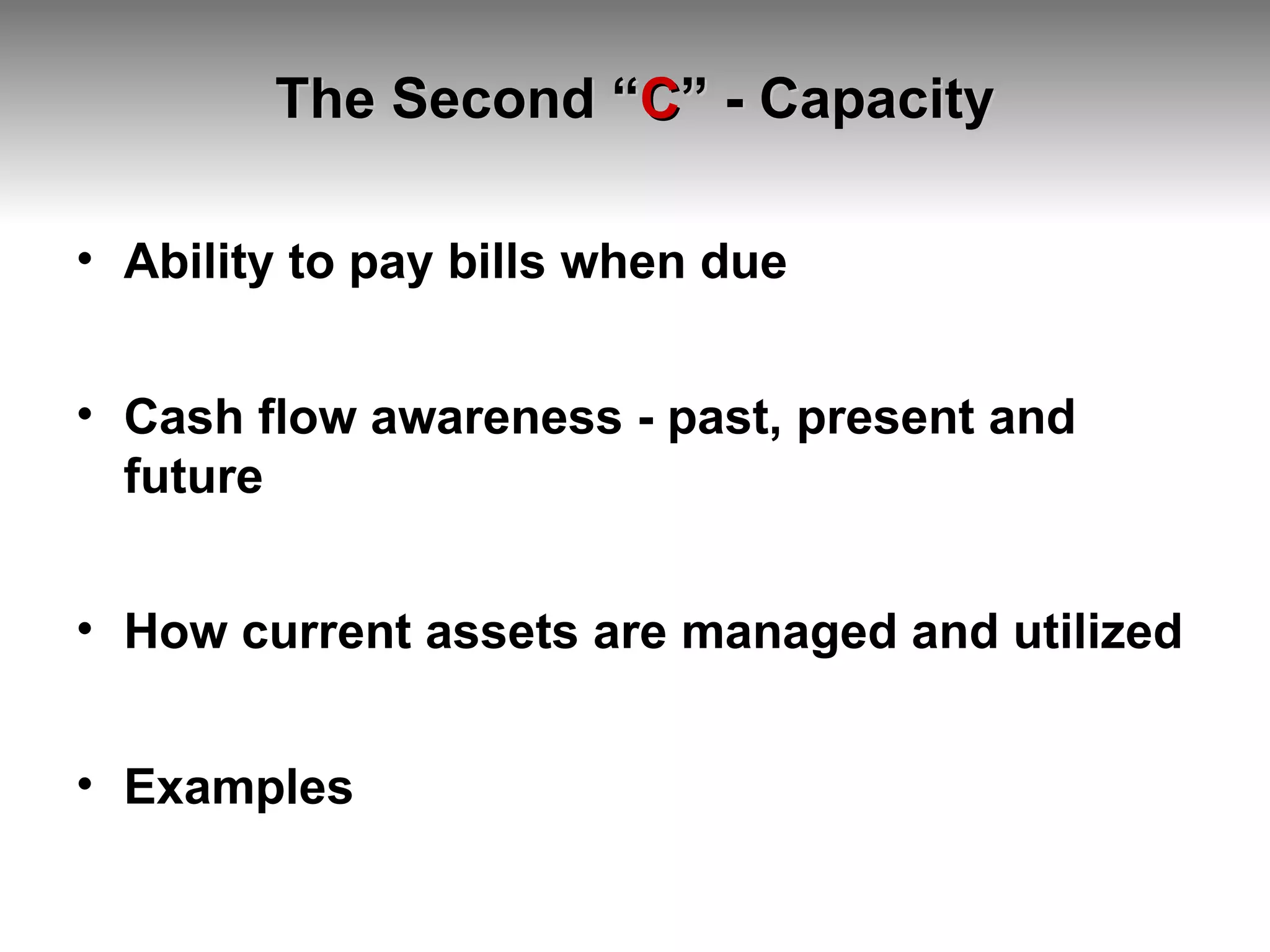 5 C's of Credit | PPT