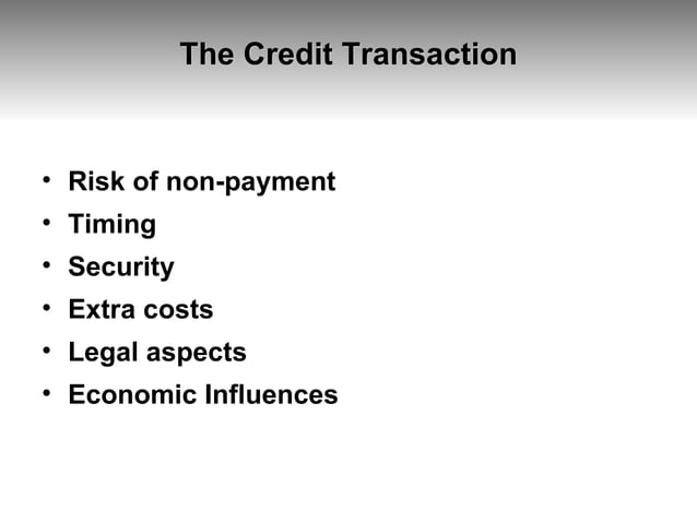 5 C's of Credit | PPT | Business | Business and Finance
