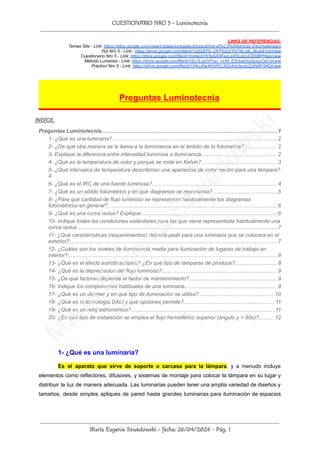Instalaciones Eléctricas 2 - 5 - CUESTIONARIO Luminotecnia.pdf