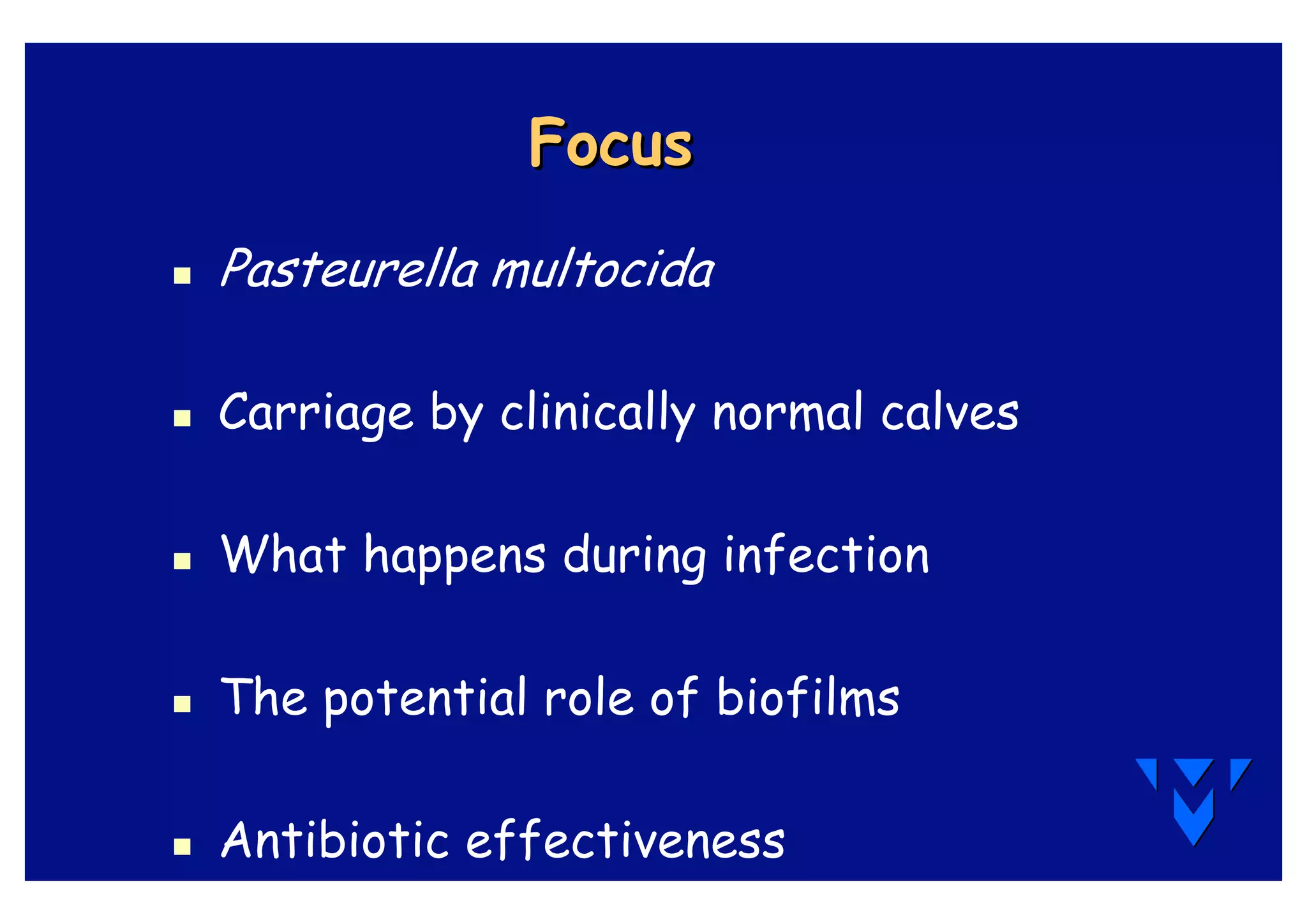 5. current concepts of carriage spread and control of pasteurella ...