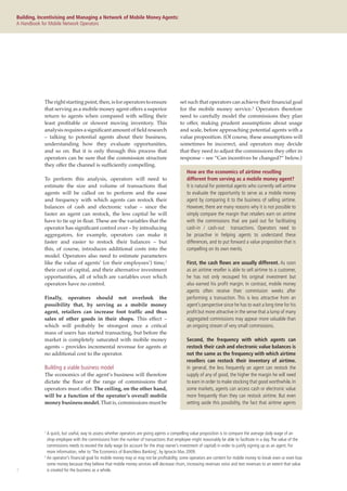 Incentivising a network of mobile money agents | PDF