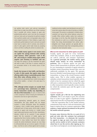 Incentivising a network of mobile money agents | PDF