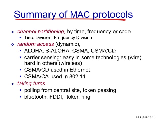Ch5 data layer network | PPT