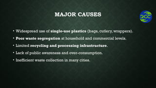 An Overview of Plastic Waste Management Challenges in India | PPTX