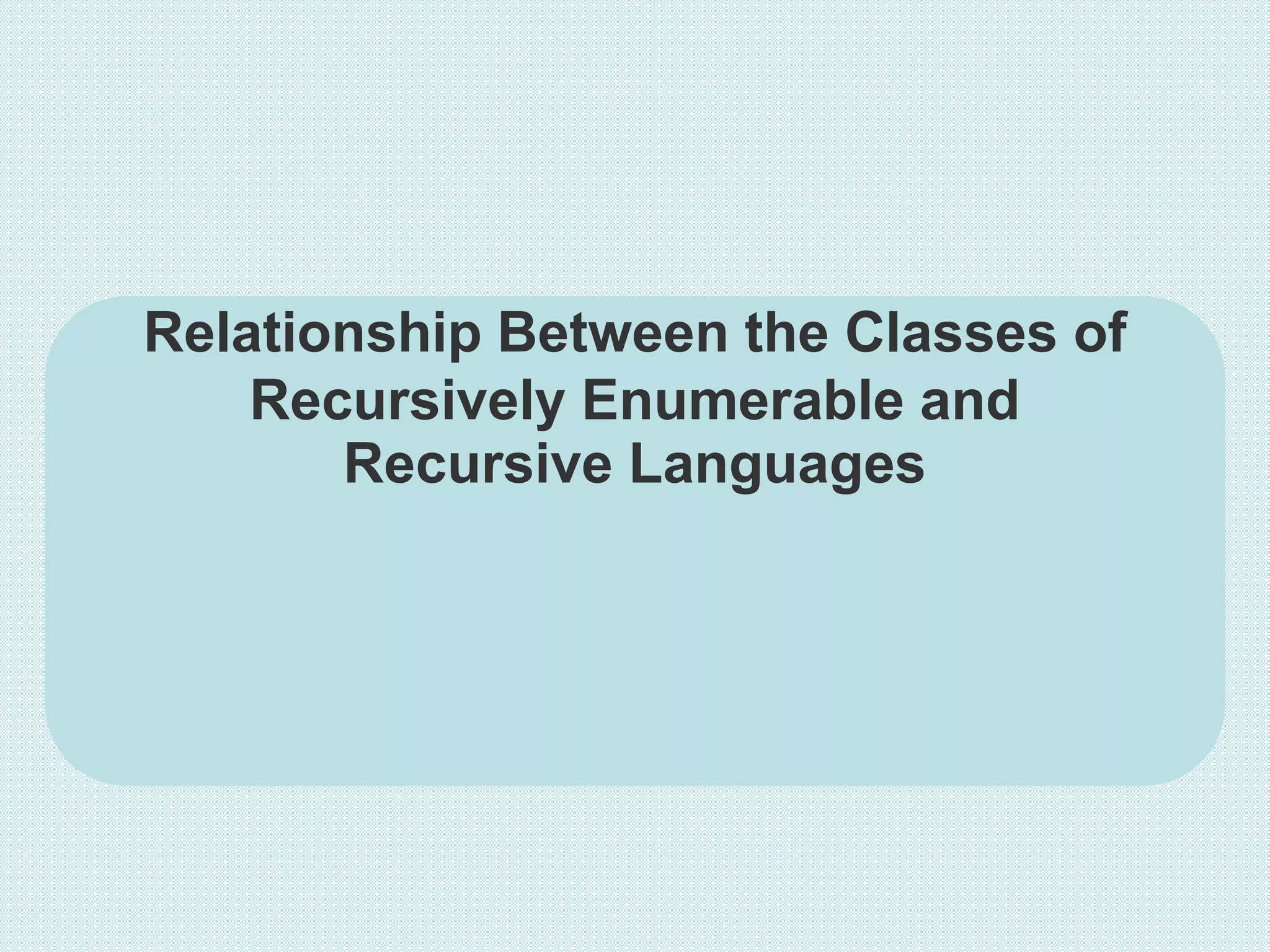 5 decidability theory of computation | PPT | Programming Languages | Computing