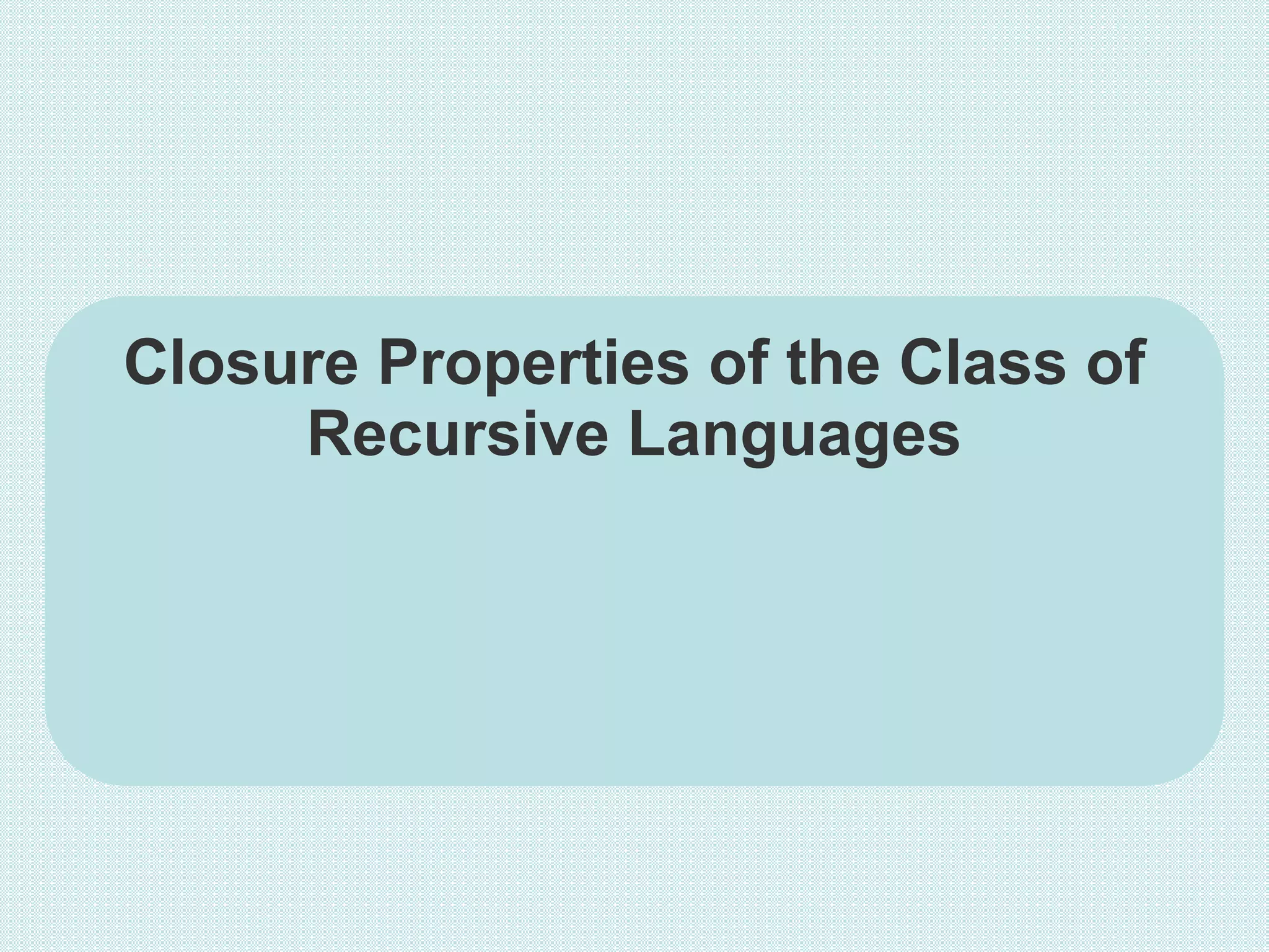 5 decidability theory of computation | PPT | Programming Languages | Computing