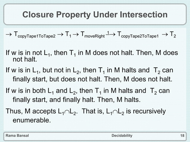 5 decidability theory of computation | PPT | Programming Languages | Computing