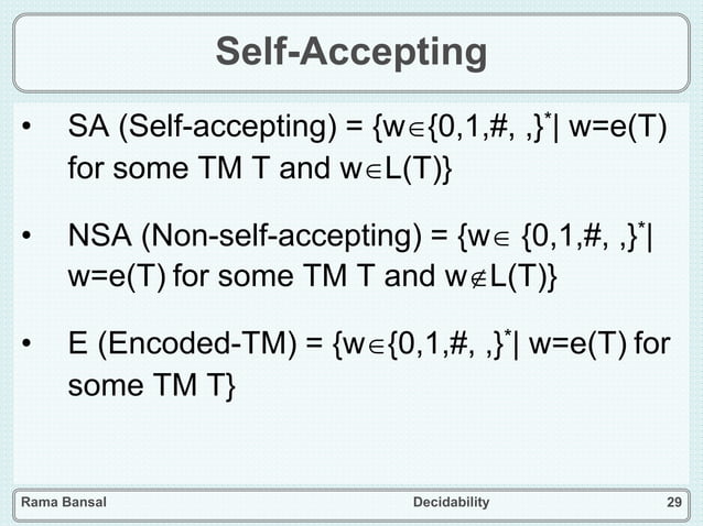 5 Decidability Theory Of Computation Ppt
