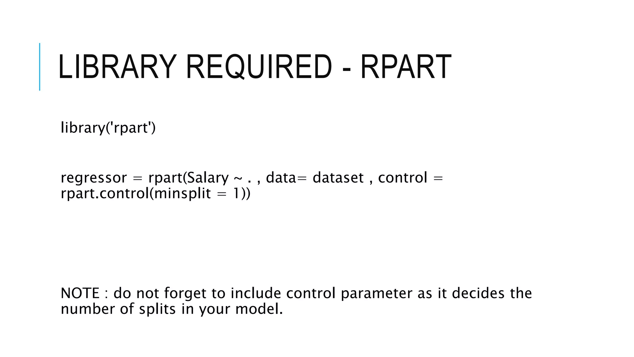 decision tree regression | PPTX