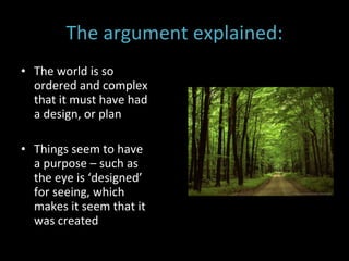 Design Argument | PPT