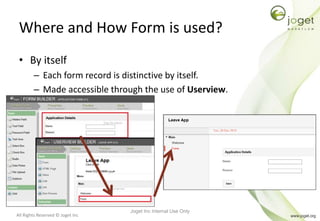 Joget Workflow v5 Training Slides - Module 5 - Designing your First ...