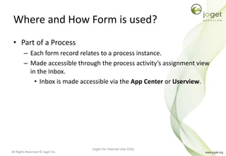 Joget Workflow v5 Training Slides - Module 5 - Designing your First ...