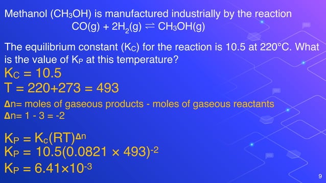 5-Determining Equilibrium Constant General Chemistry 2 | PPT
