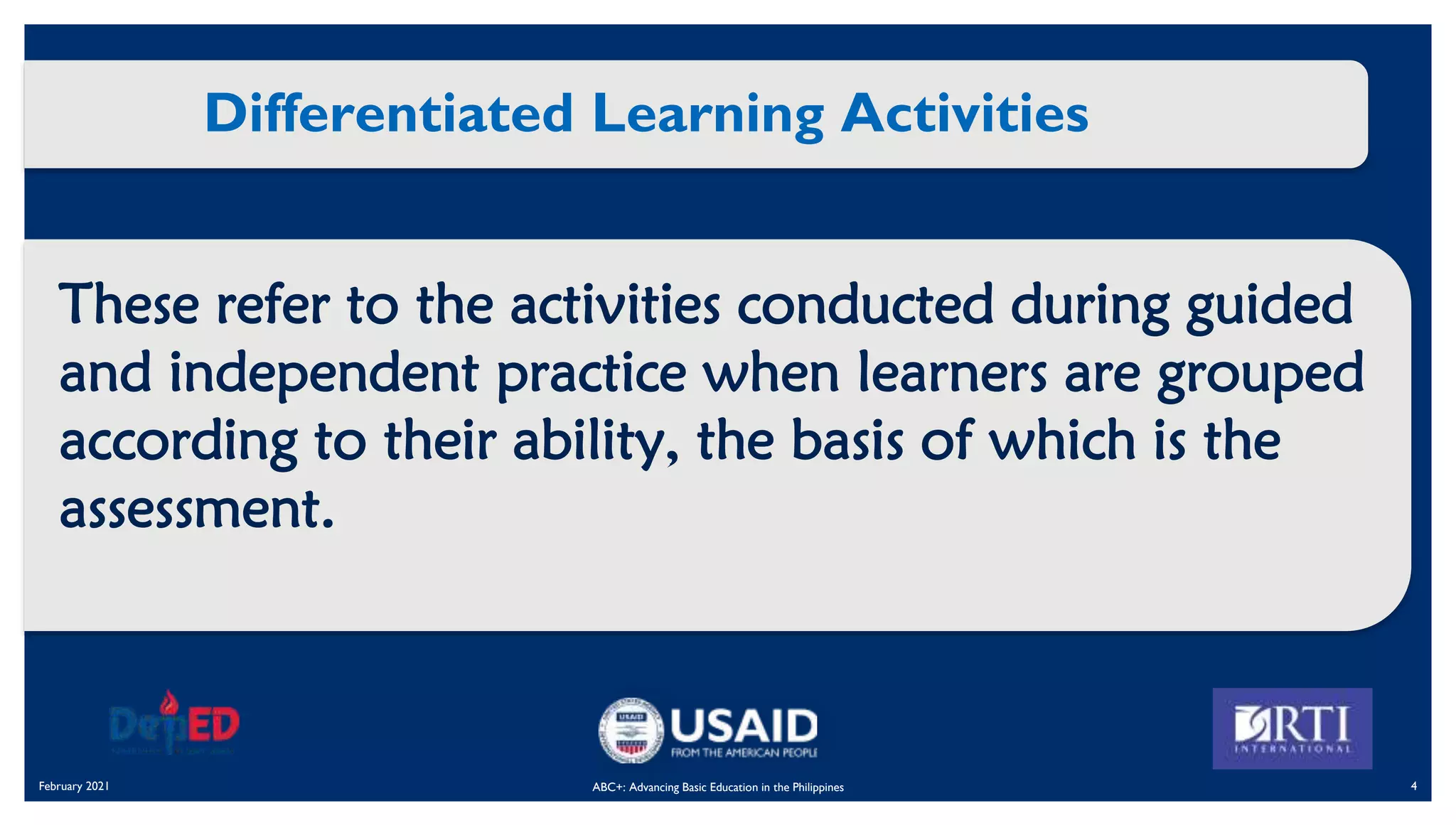 5 -Differentiated Activities.pptx